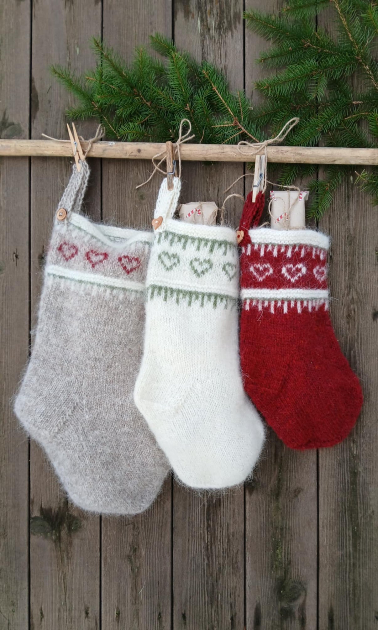 Felted Christmas Stocking – Arctic Knits