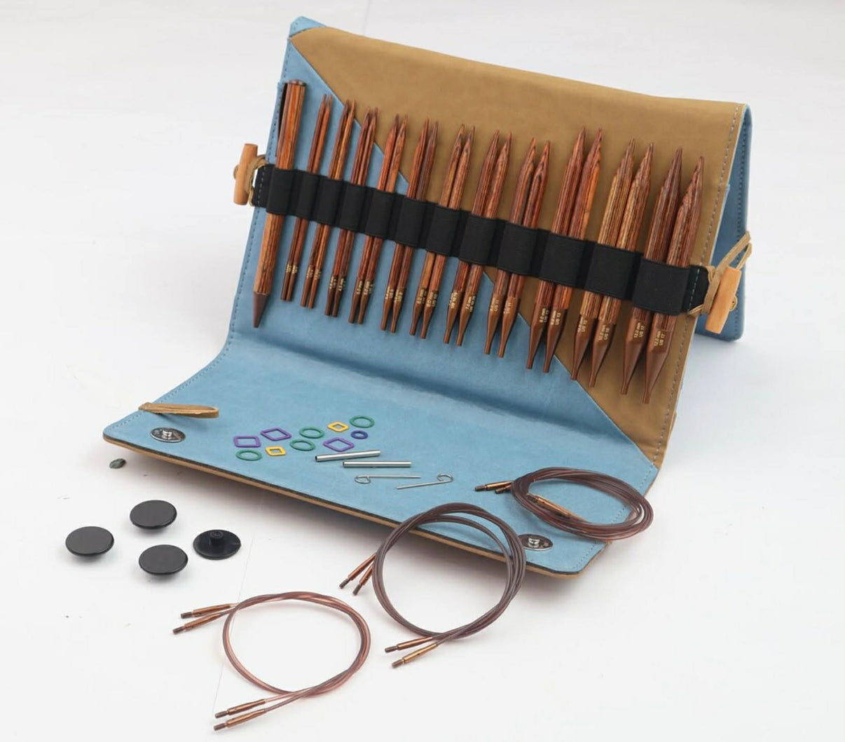 Ginger Blue, 3.5–12.0 mm Deluxe Set – Interchangeable Needles – Arctic ...